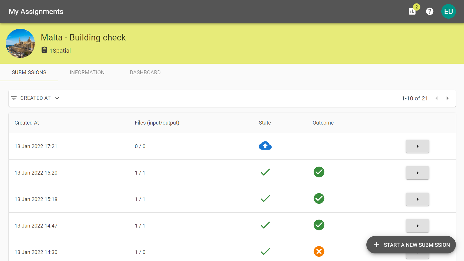 Submissions Quick Start