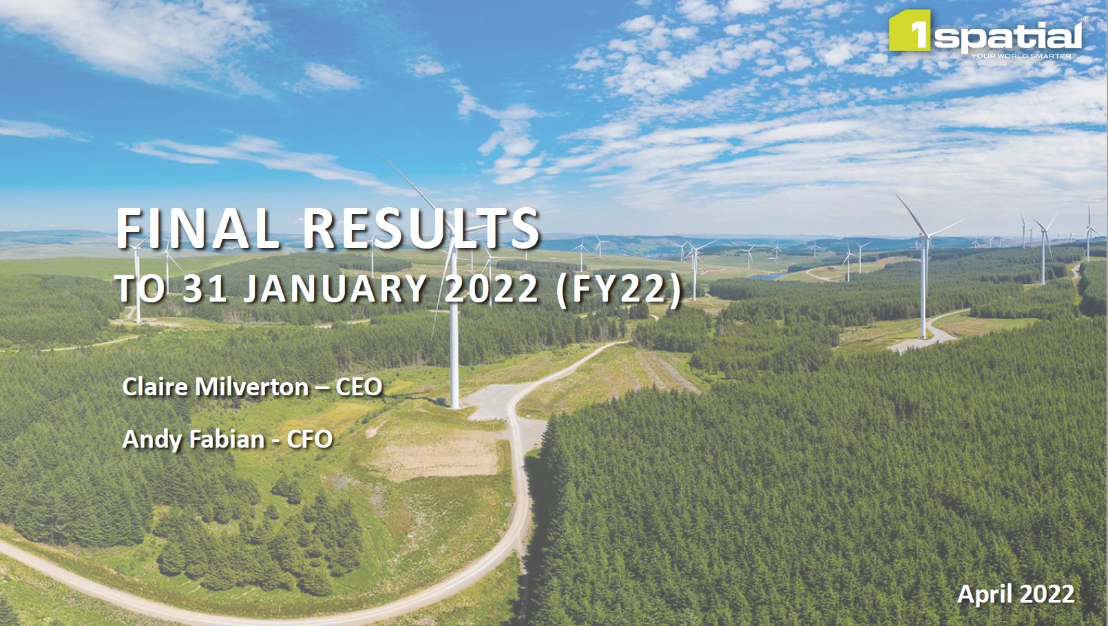 Reports and Presentations | 1Spatial